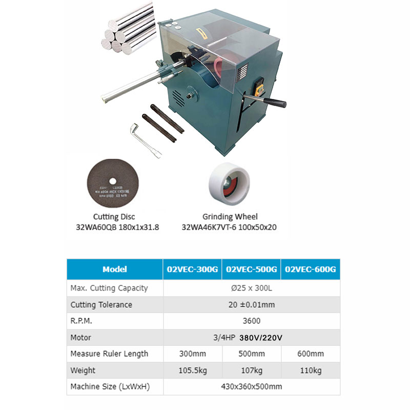 Ejector pin cuttting off machine VEC-300G/500G/600G